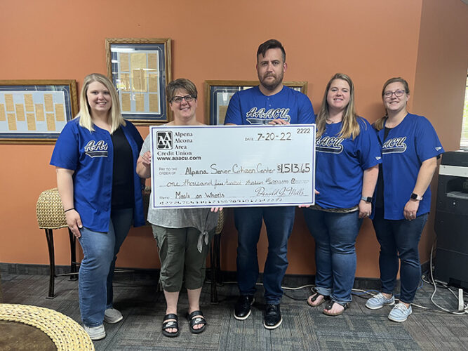 AAACU donates to Alpena senior center | News, Sports, Jobs - The Alpena ...